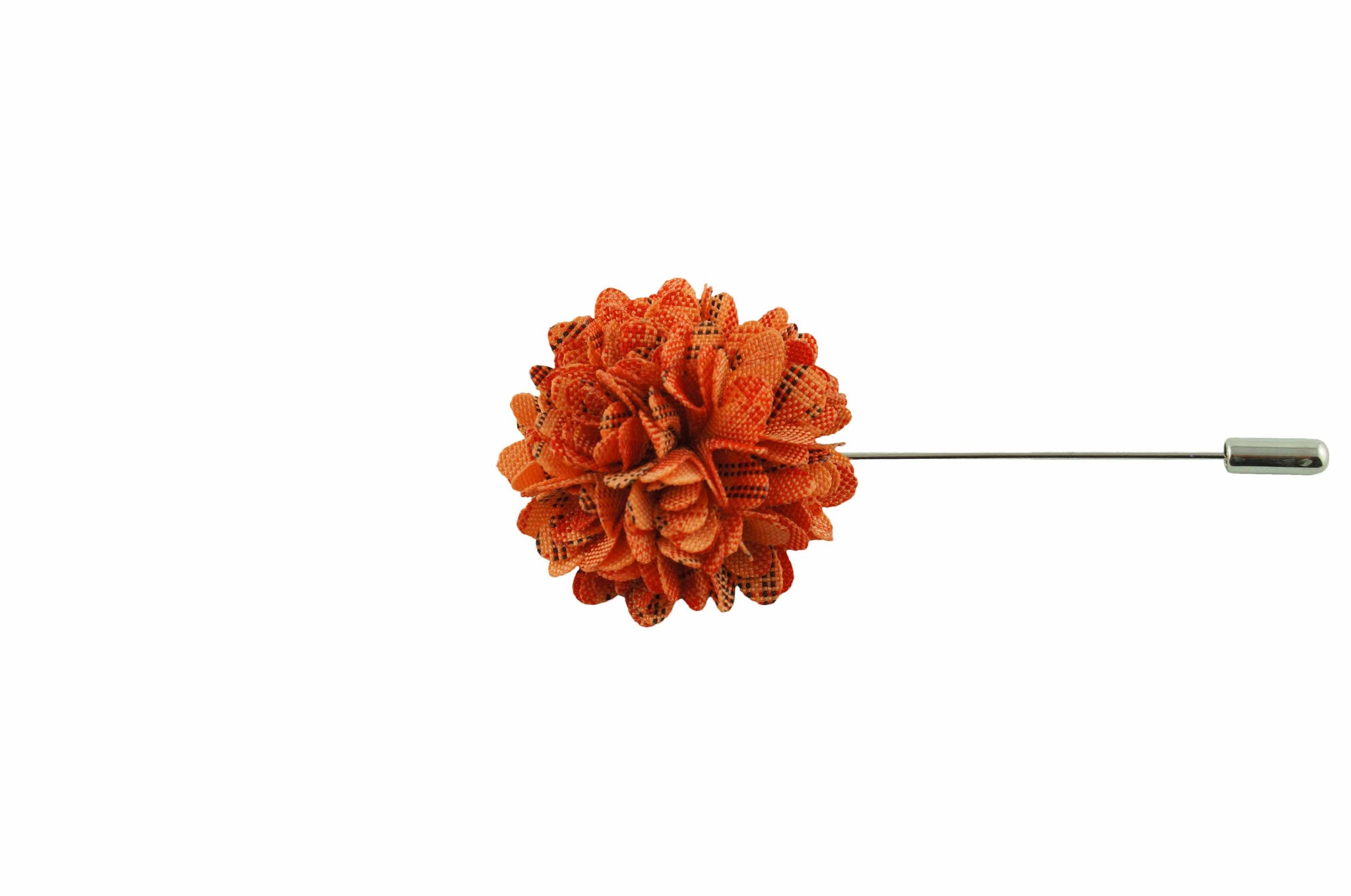 Full Petal Orange Lapel Flower – Aristocrats Bows N Ties